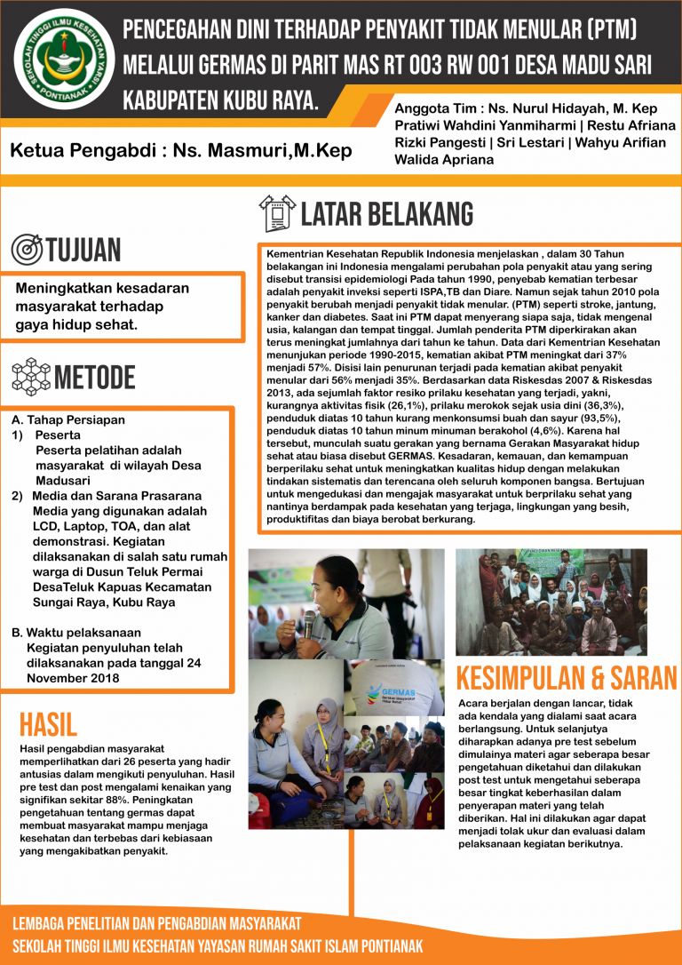 Poster Pengabdian Masyarakat – LPPM STIKes Yarsi Pontianak
